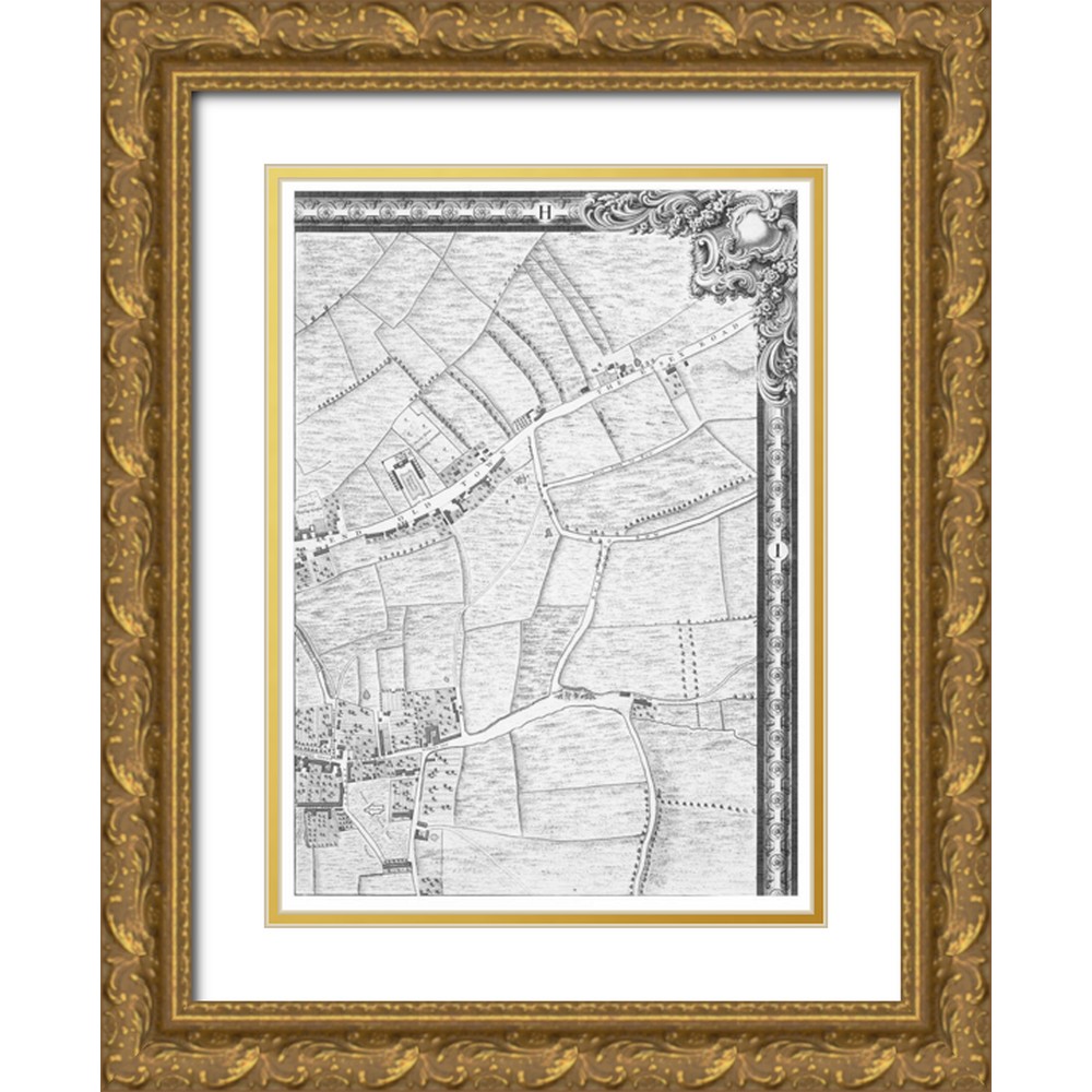 Roque, John 19x24 Gold Ornate Wood Framed with Double Matting Museum ...