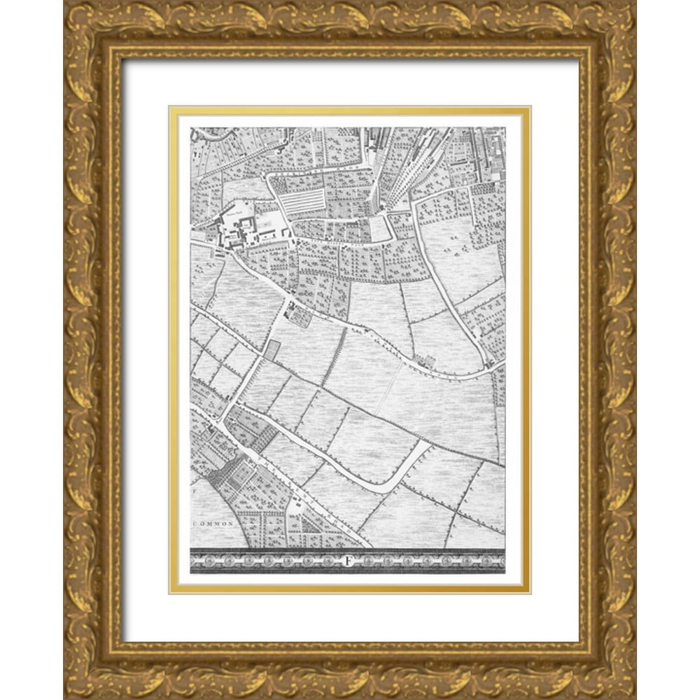 Roque, John 19x24 Gold Ornate Wood Framed with Double Matting Museum ...