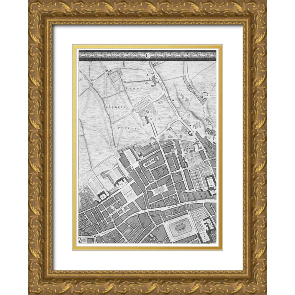 Roque, John 24x32 Gold Ornate Wood Framed with Double Matting Museum ...