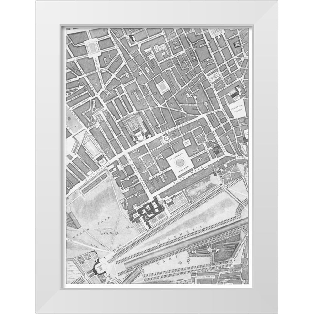 Roque, John 24x32 White Modern Wood Framed Museum Art Print Titled ...