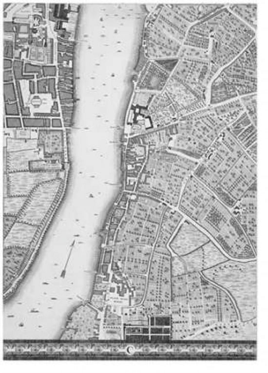 Roque Sectional map of London 1748 Poster Print by John Roque (10 x 14 ...