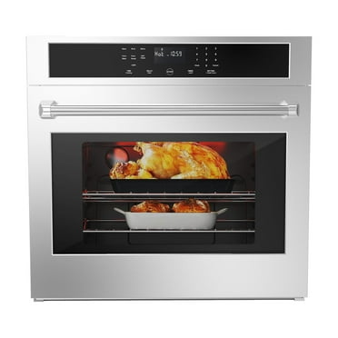 Sunmaki Single Wall Oven 24" Built-in Electric Ovens with 11 Functions ...