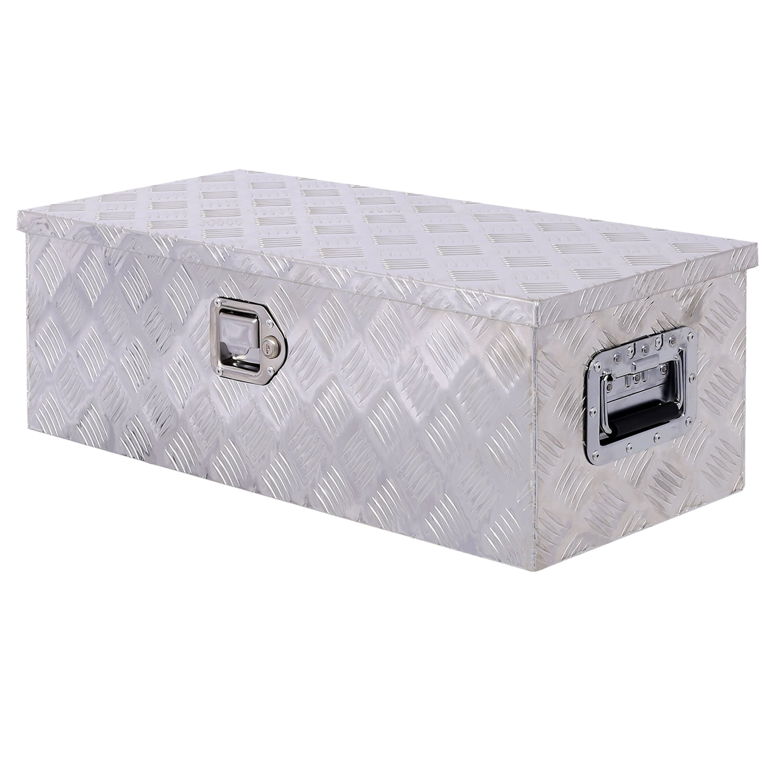 Roromall 30" Truck Tool Box Heavy Duty Aluminum Bar Tread Tool Box ...
