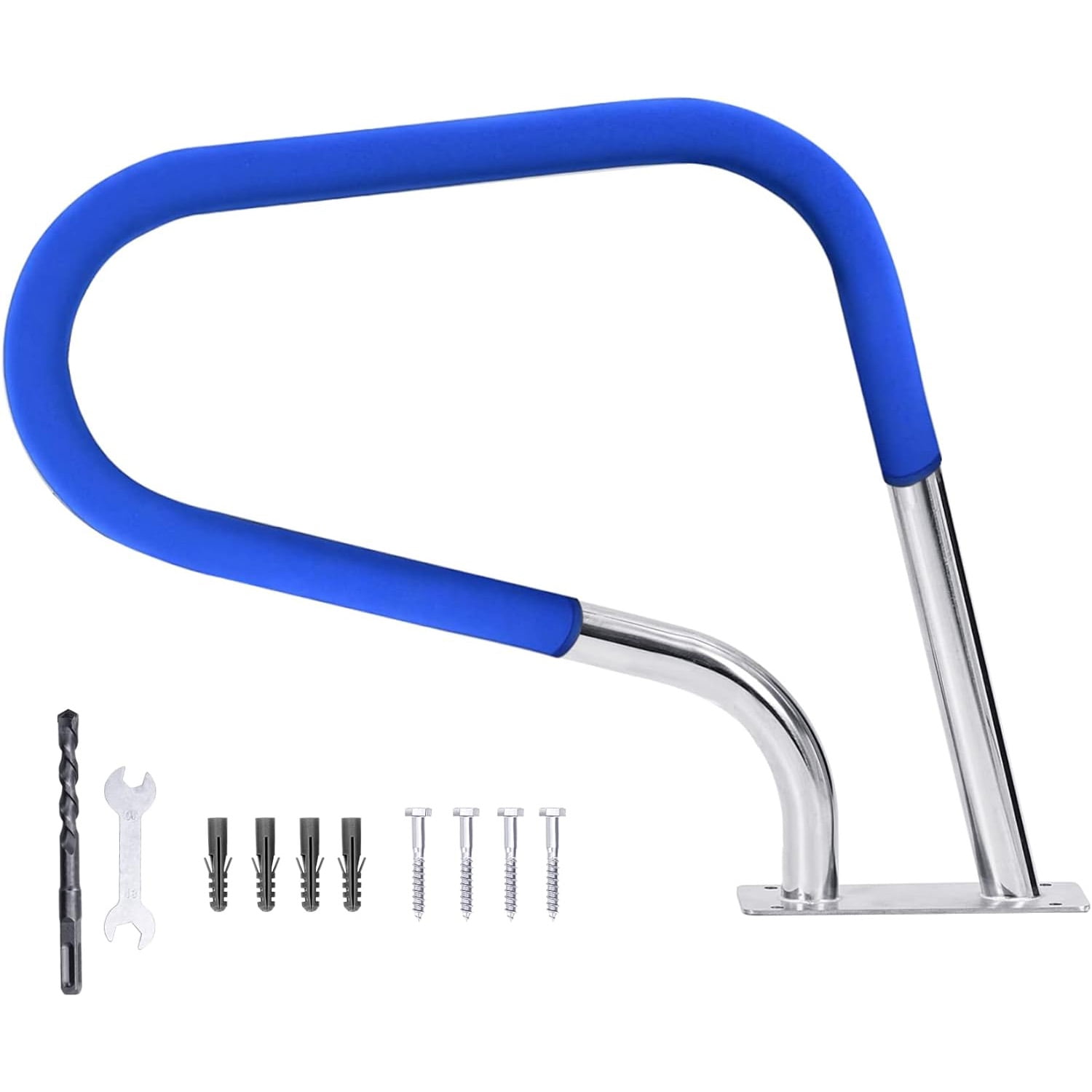 Roromall 30" x 22" Swimming Pool Handrails Pool Railings for Inground ...