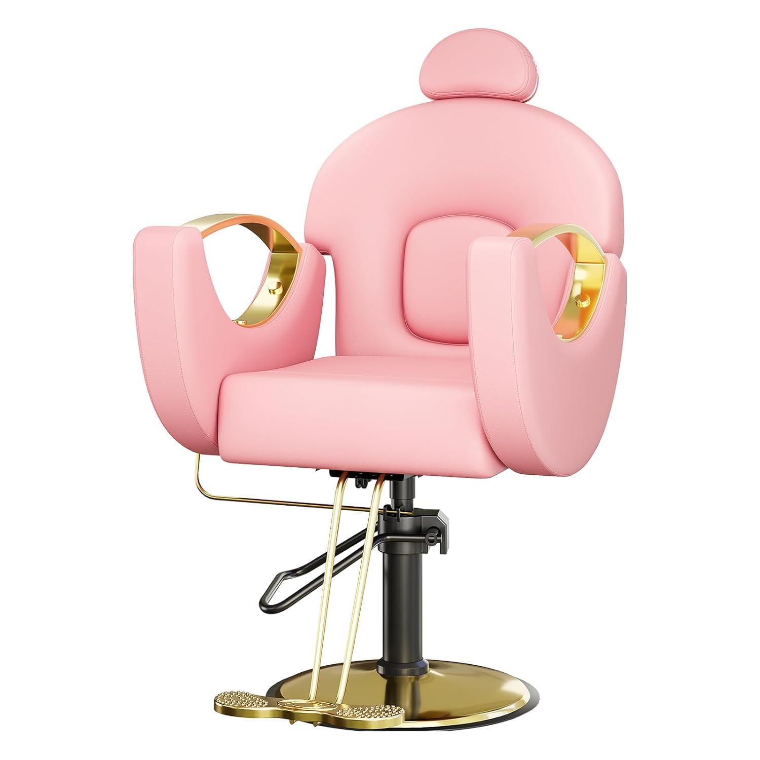 Roromall 360° Swivel Barber Chair Hair Chair Stylist Chair with Heavy ...