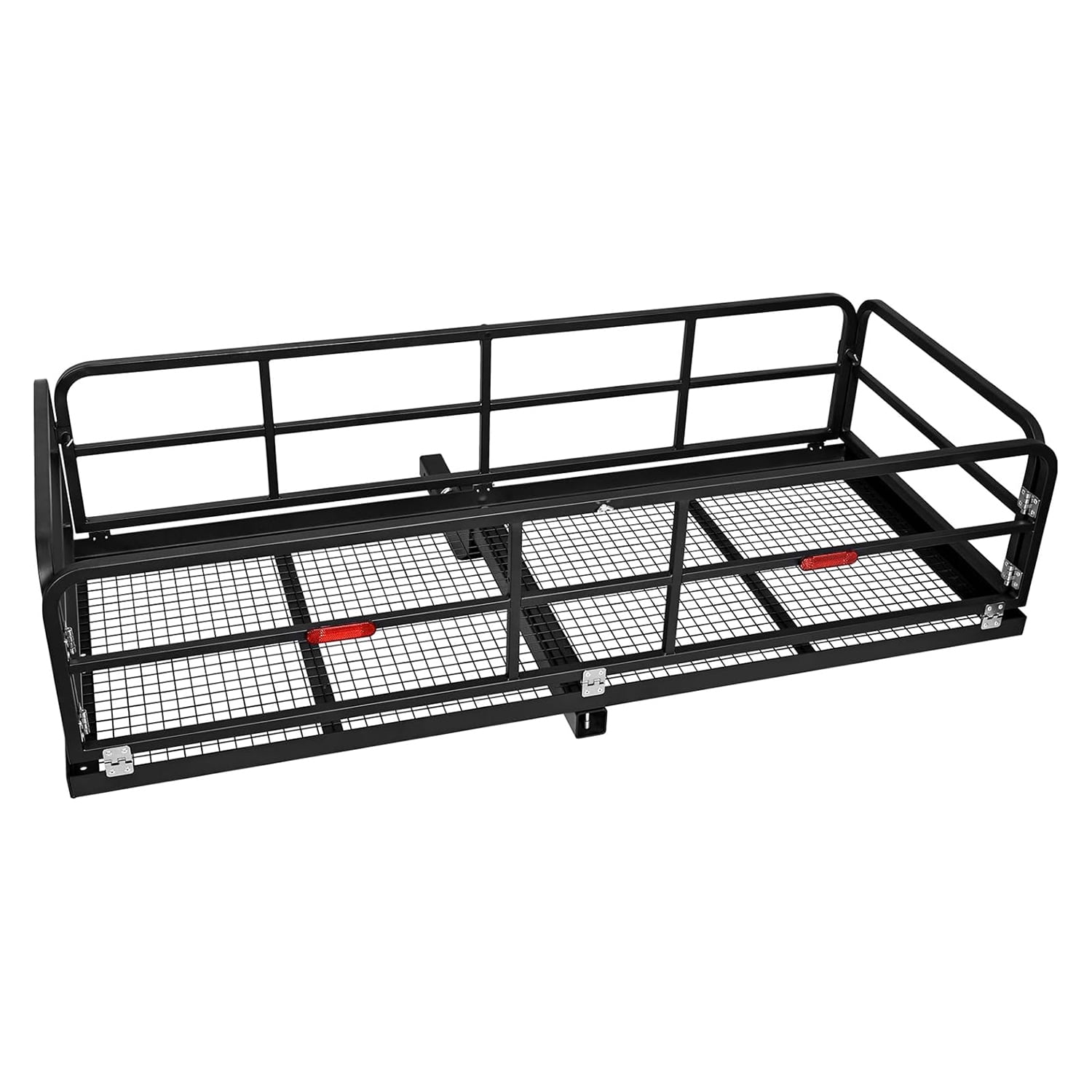Roromall 750 lbs Folding Hitch Mount Cargo Carrier, Hitch-Mounted Cargo ...