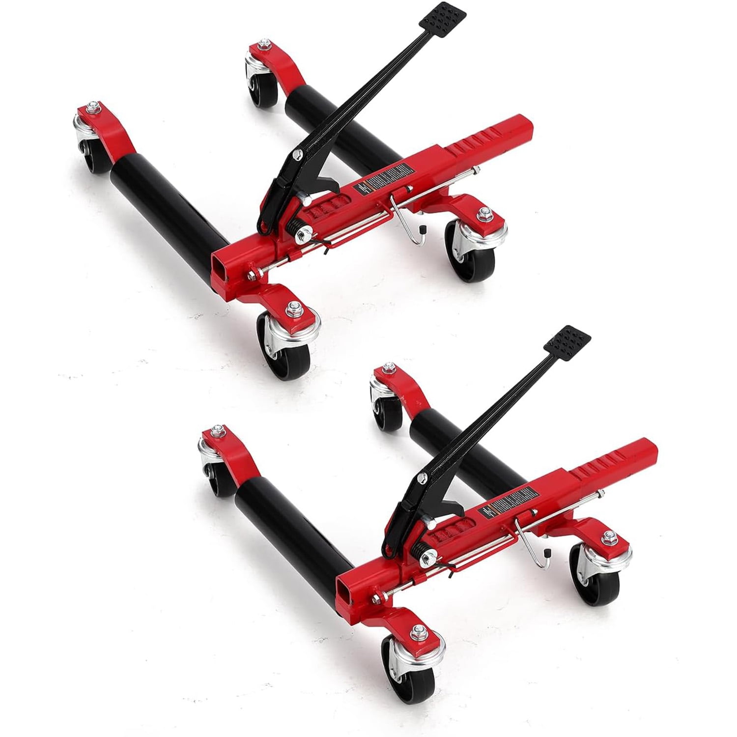 Roromall Car Dolly Jack Set of 2, 1500LBS Capacity Mechanical Car Wheel ...
