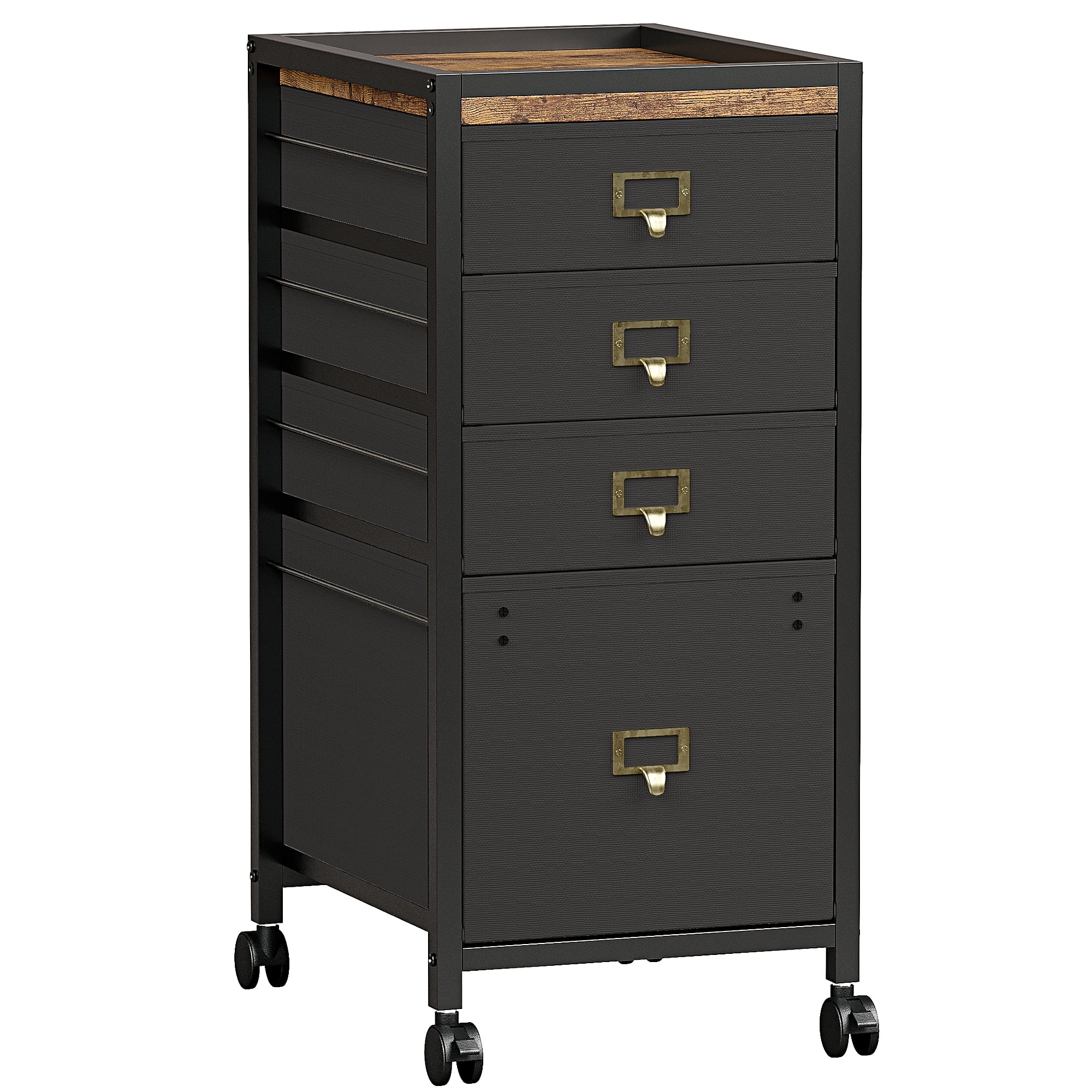 Roromall Drawer File Cabinet, Mobile Filing Cabinet for Home Office ...