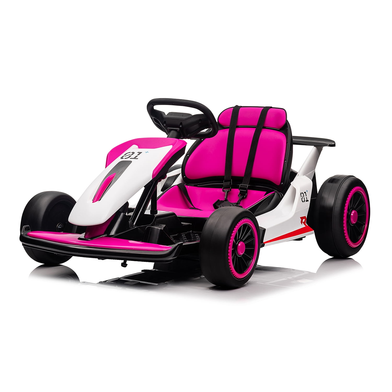 Roromall Electric Go Kart for Kids, 24V 7AH Battery 400W Powerful ...