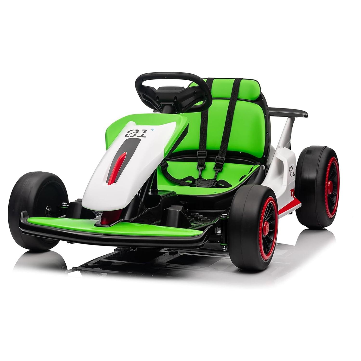 Roromall Electric Go Kart for Kids, 24V 7AH Battery 400W Powerful ...