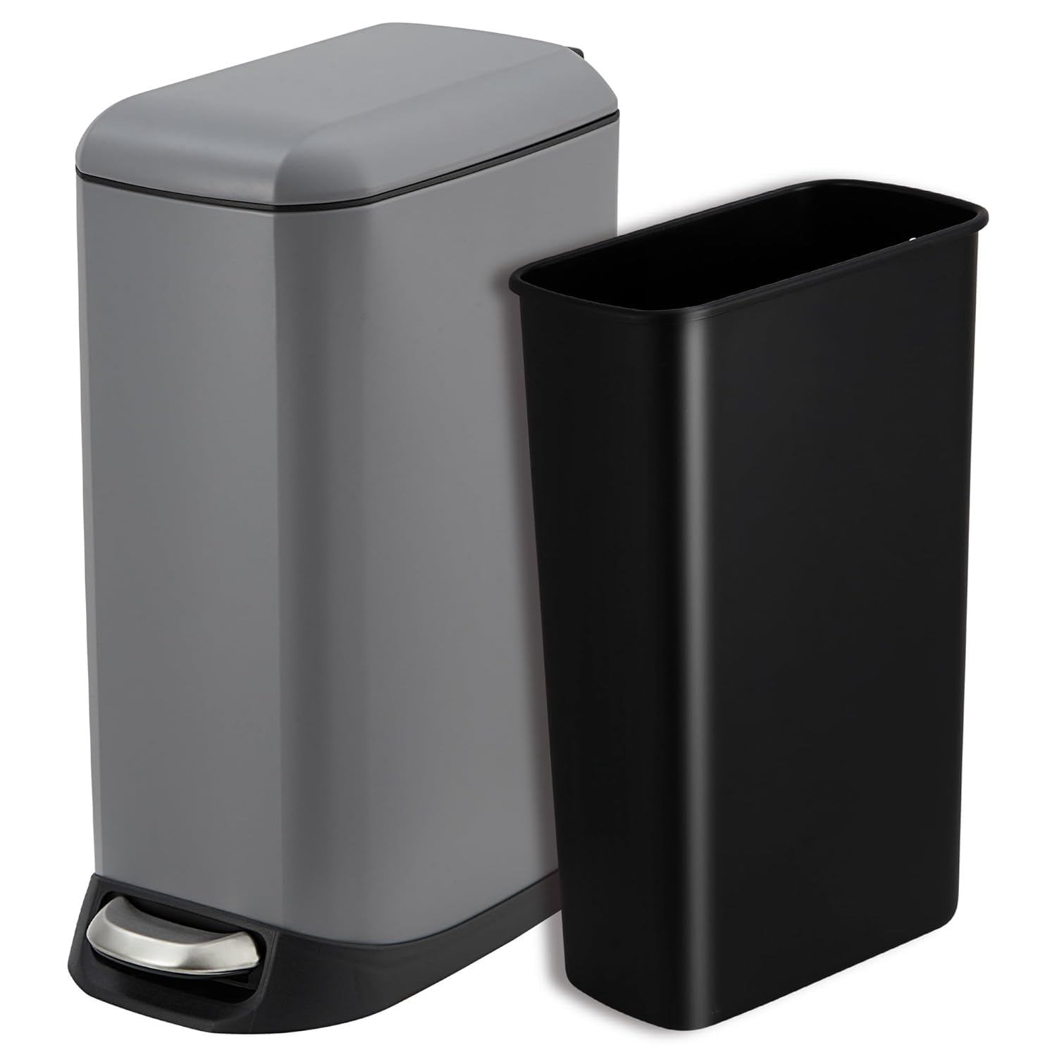 Roromall Heavy Duty Stainless Steel Commercial Kitchen Step Trash Can ...