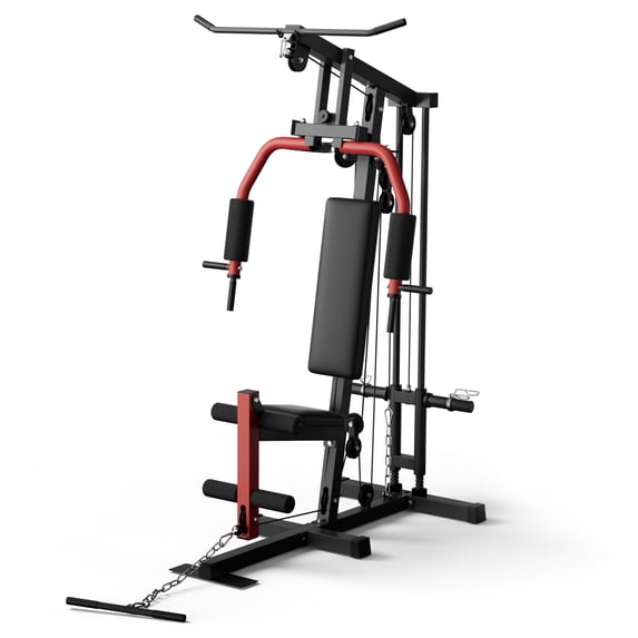 Roromall Home Gym Machine, Full Body Workout Equipment with Pulley ...