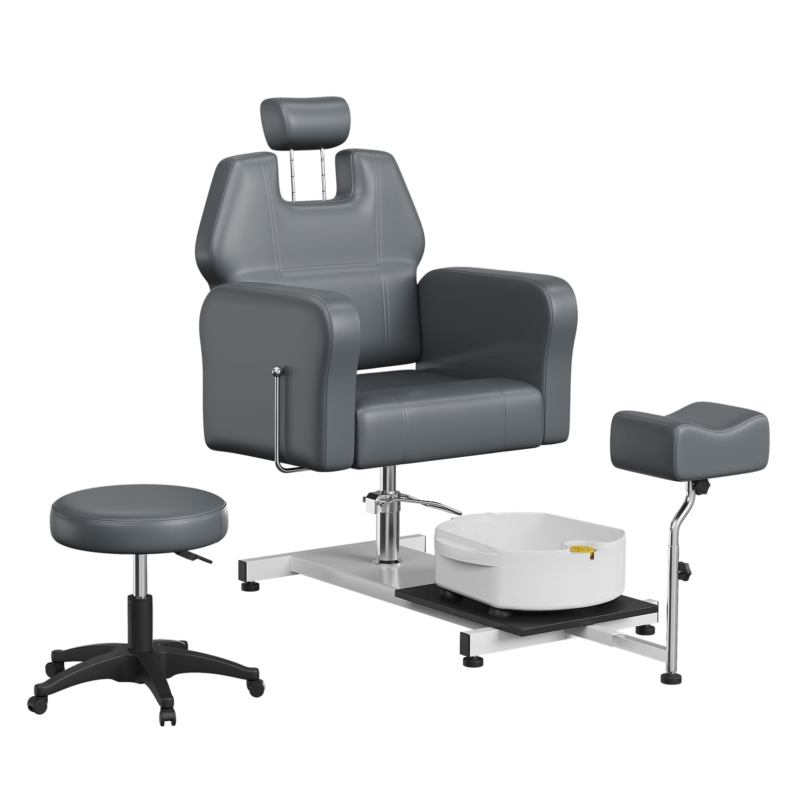 Roromall Hydraulic Pedicure Chair, Heavy Duty 440 lbs Capacity ...