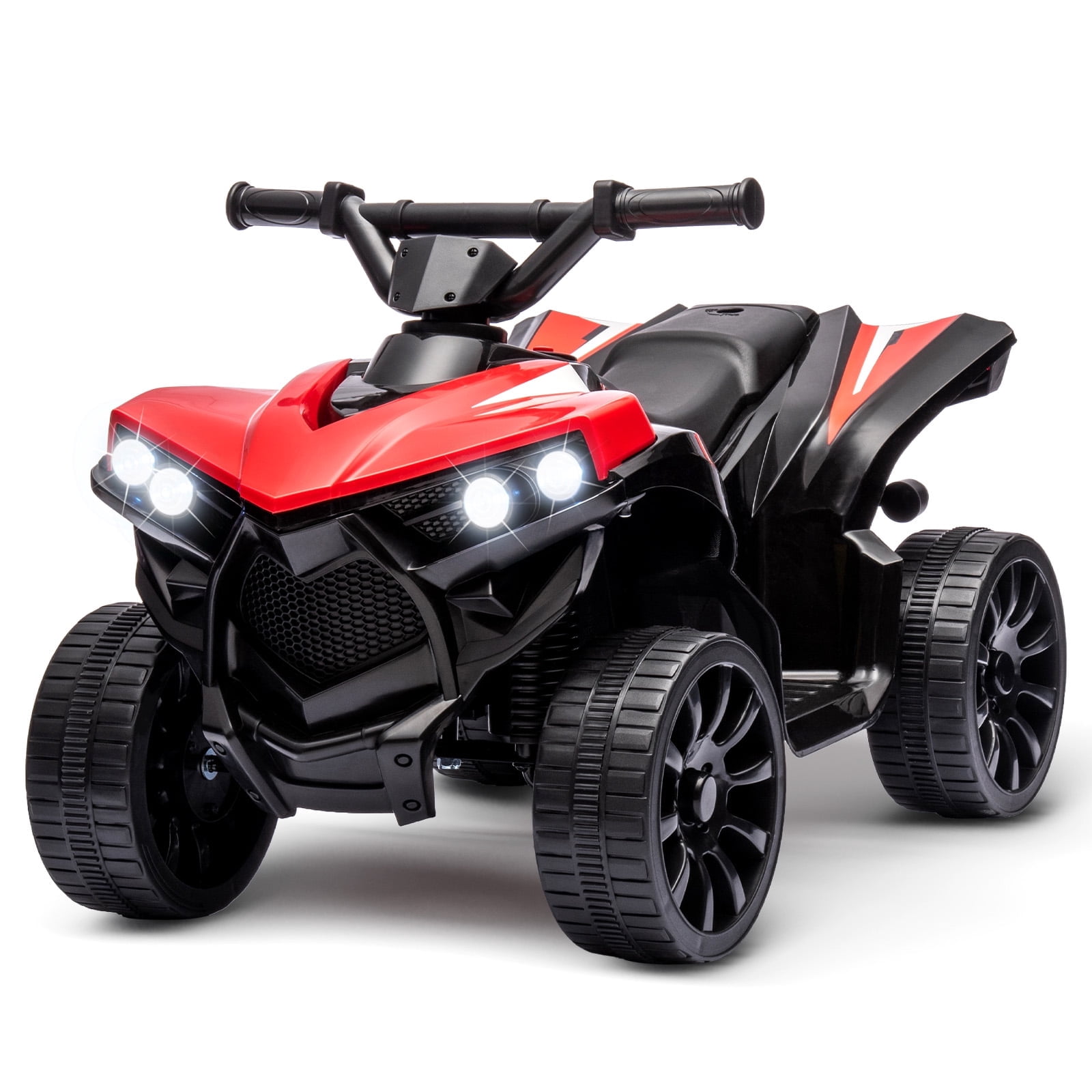 Roromall Kids 6V ATV, 4 Wheeler Ride on Quad Car Toy with LED Lights ...