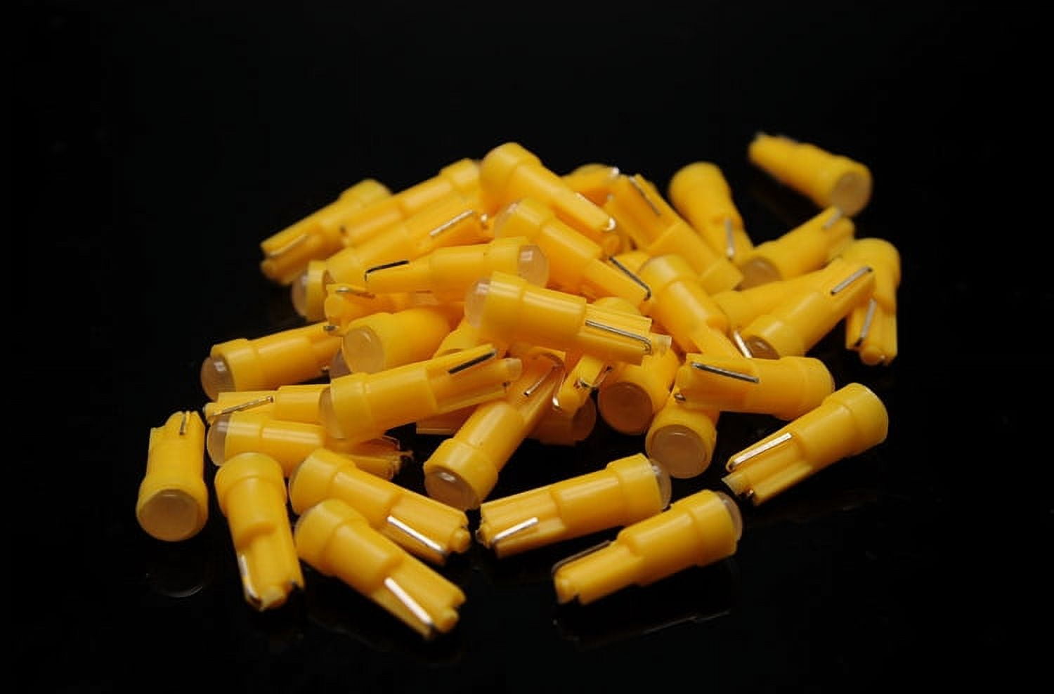 Roromall T5 Car Bulb Ceramic T5 Car LED Dashboard Light Makeup Light ...