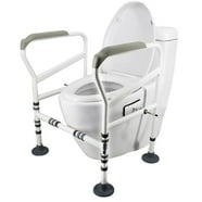 GF Health Lumex Versaframe Toilet Safety Rail, Adjustable Height & Width - Walmart.com