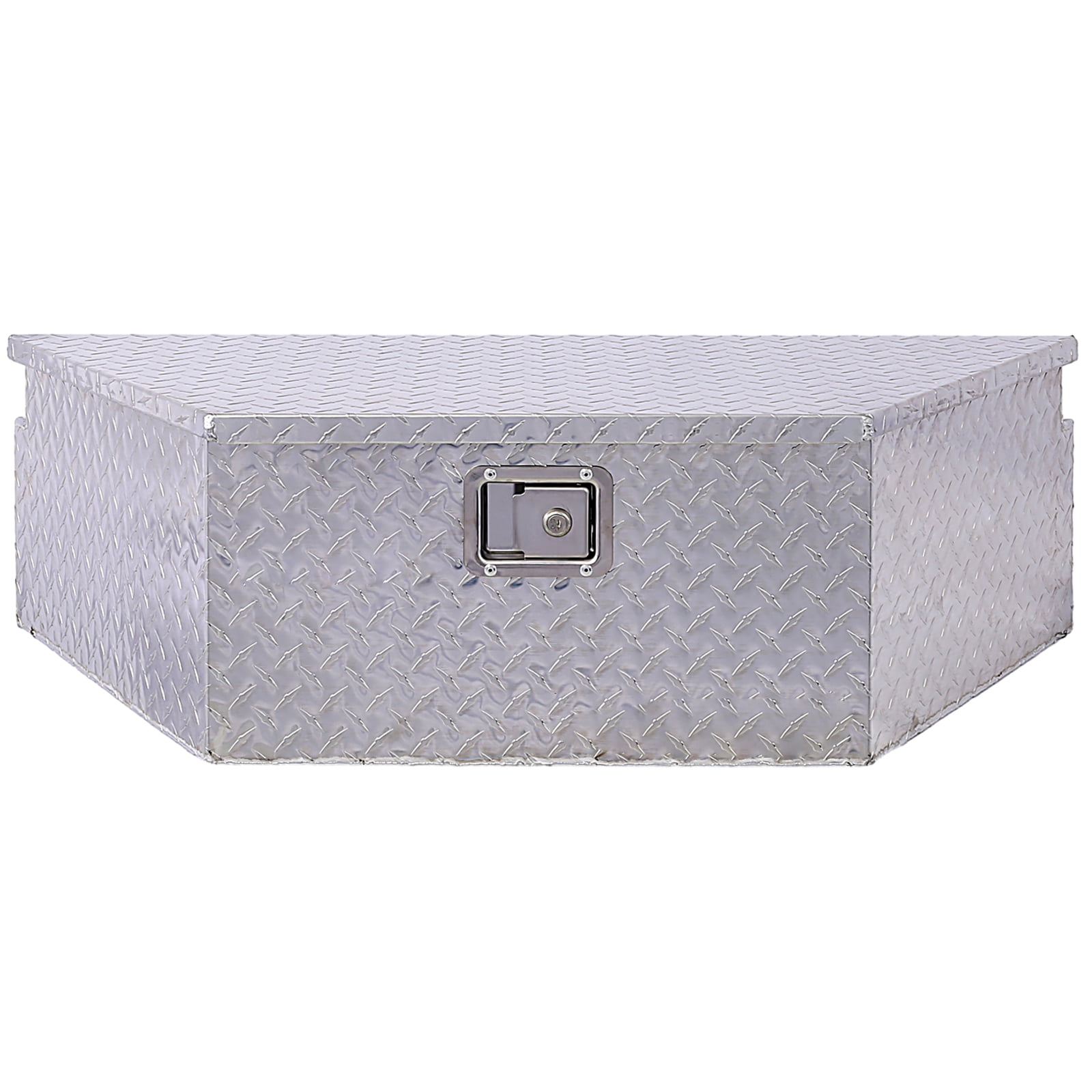 Roromall Trailer Tongue Tool Box 5 Bar Tread Pattern Toolbox Aluminum ...