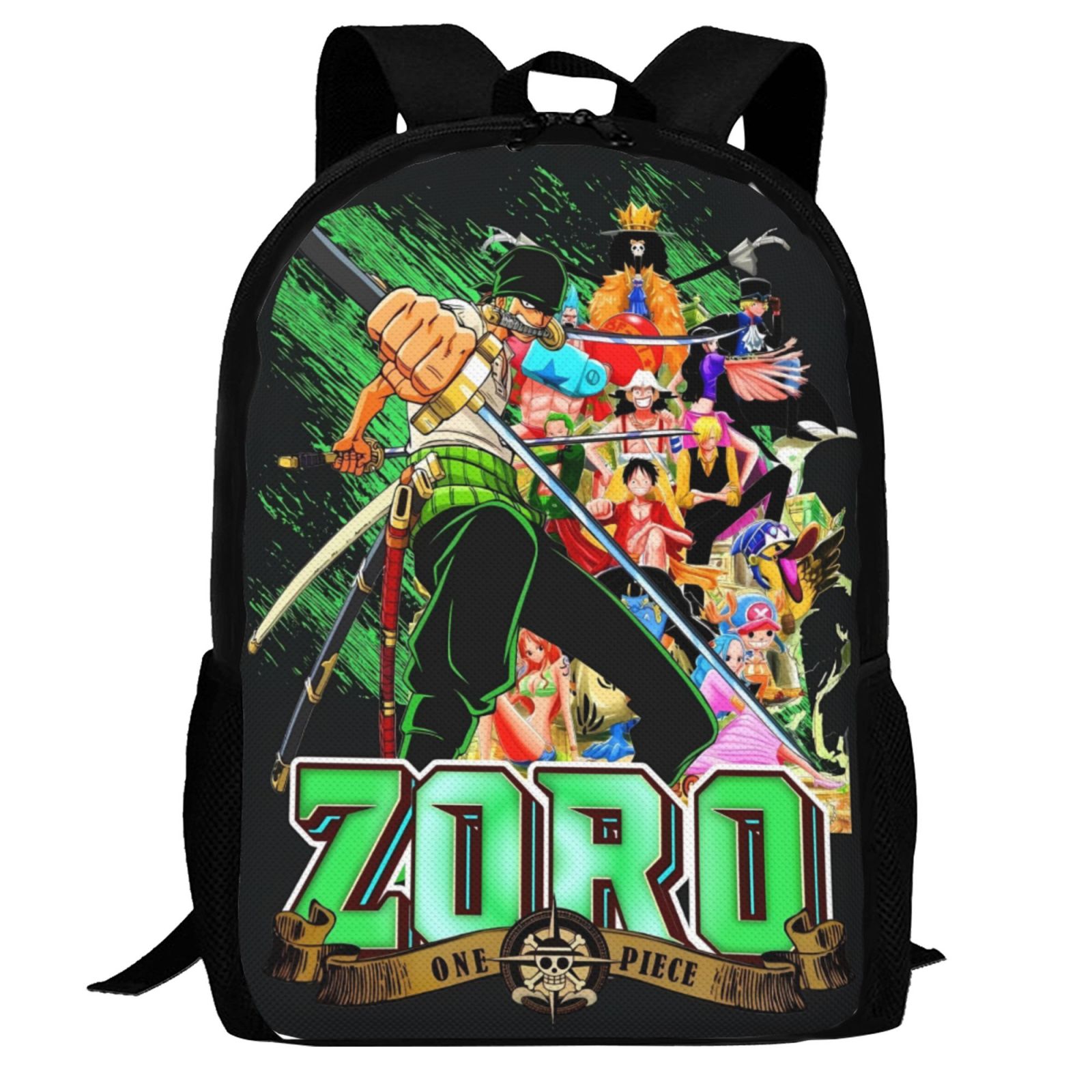 Roronoa Zoro Backpack,3d Print Laptop Backpack Lightweight Casual ...