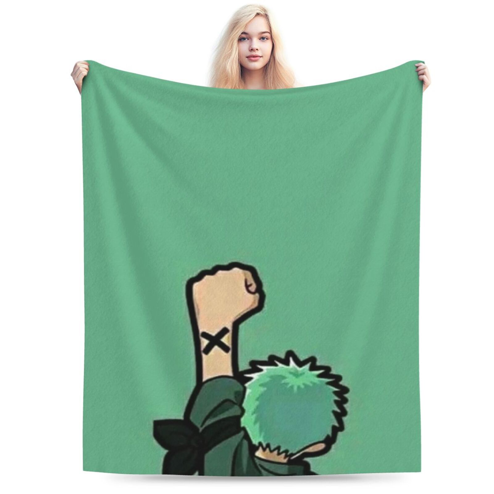 Roronoa Zoro Blanket, Super Soft Large Fluffy Plush Throw Blanket for ...