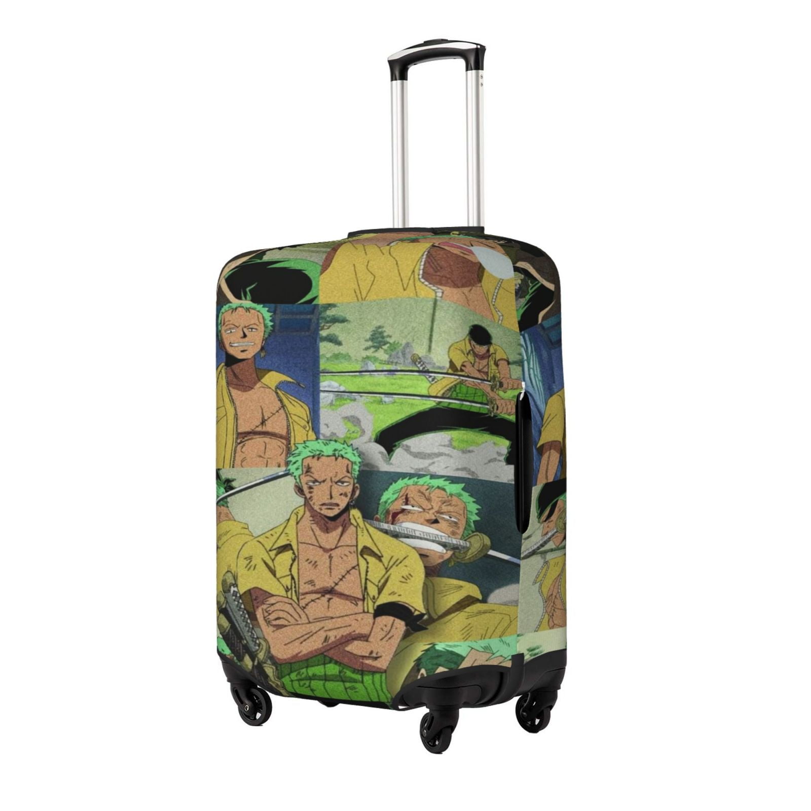 Roronoa Zoro Cartoon Suitcase Cover With Concealed Zipper Luggage Cover ...