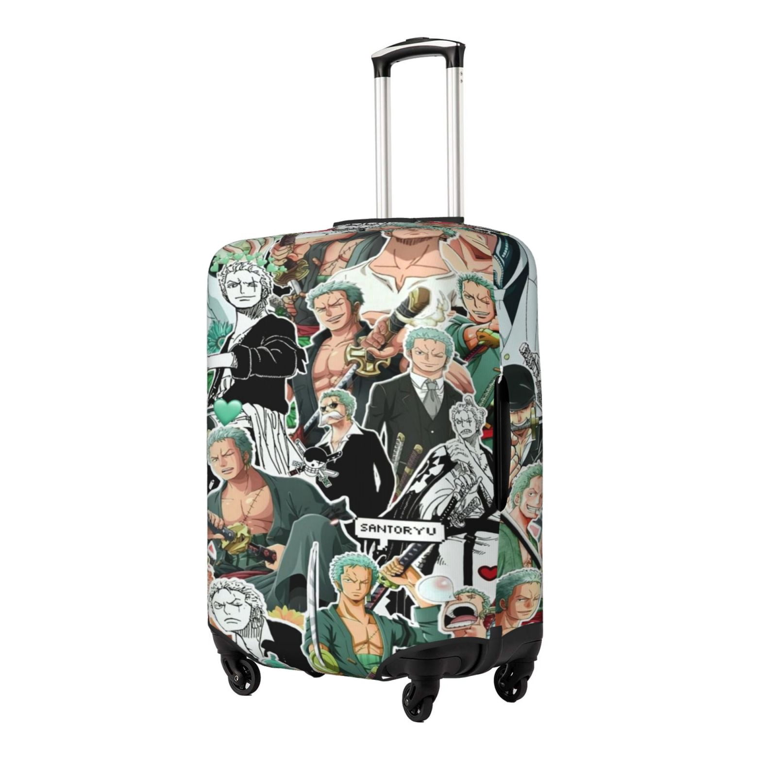 Roronoa Zoro Cartoon Suitcase Cover With Concealed Zipper Luggage Cover ...