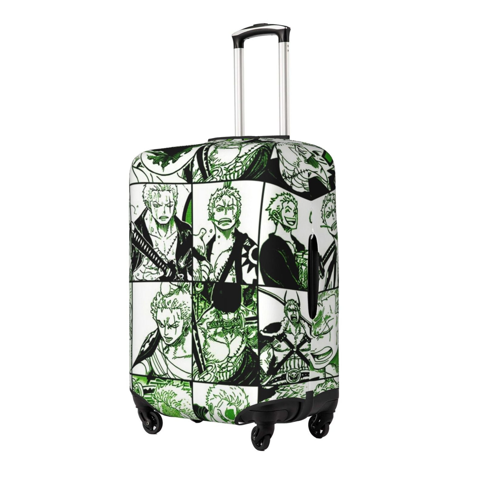 Roronoa Zoro Cartoon Suitcase Cover With Concealed Zipper Luggage Cover ...