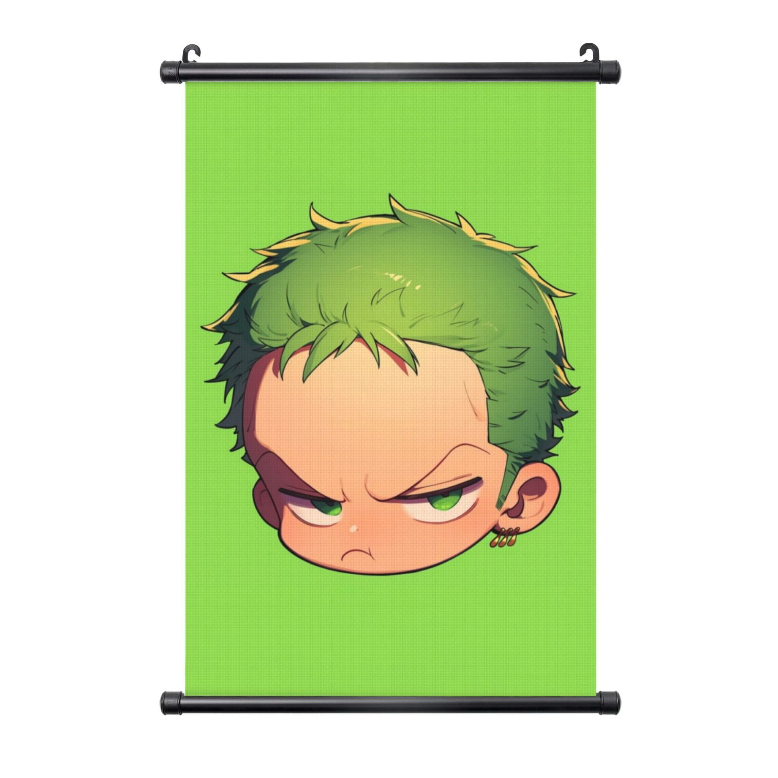 Roronoa Zoro Hanging Poster, Black Plastic Shaft Wall Hanging Posters ...
