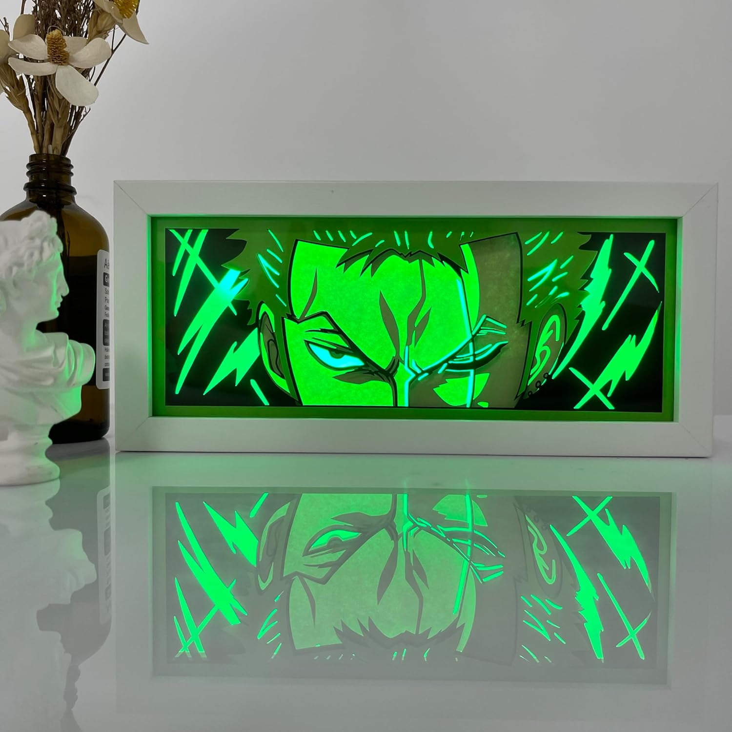 Roronoa Zoro Light Box - One Piece Anime Series - LED Light Box - Anime ...