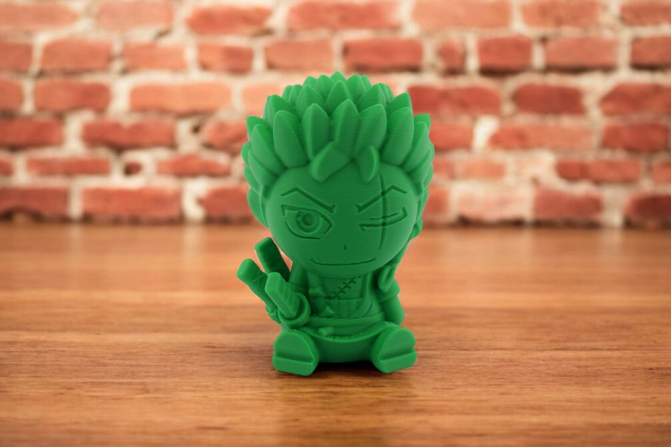 Roronoa Zoro - One Piece - 3D Printed Chibi Figurine - Walmart.com