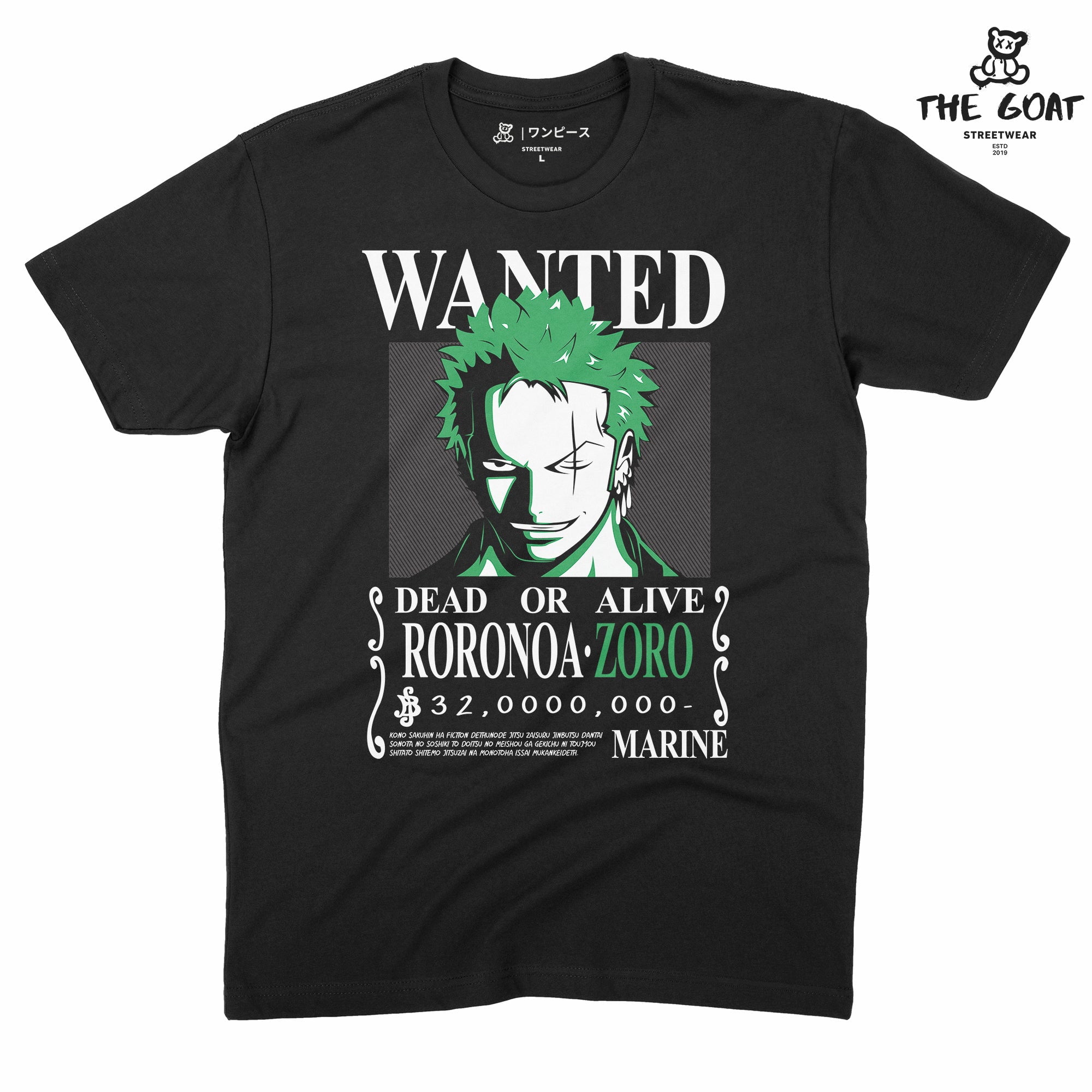 Roronoa Zoro - Swordmaster's Pride Tee | Premium One Piece Anime ...