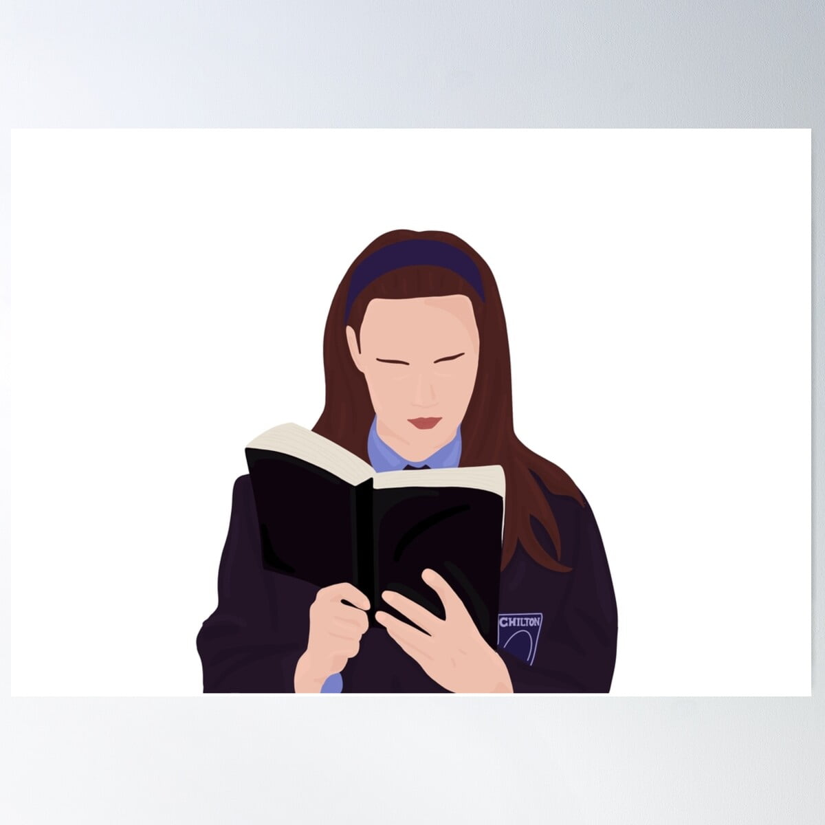 Rory Gilmore, Reading Poster Wall Art, Modern Wall Decor For Living ...