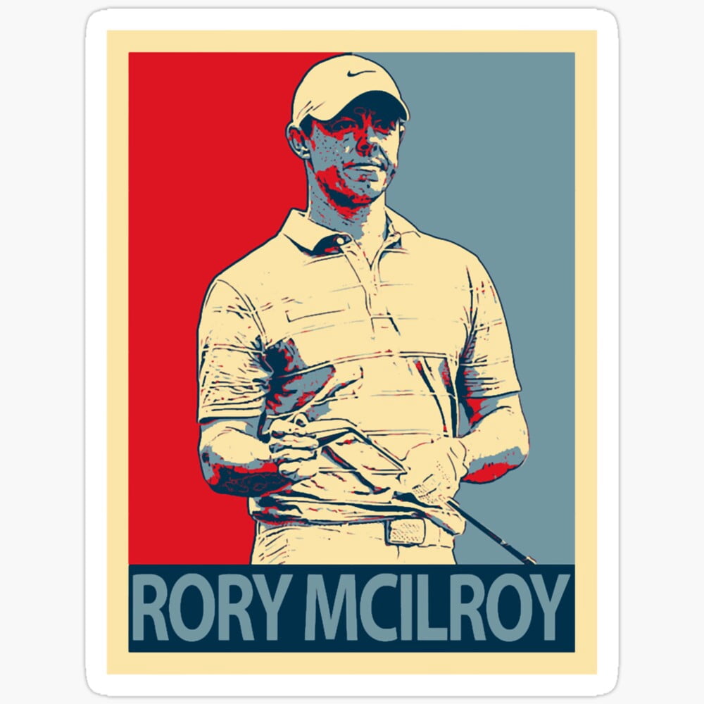 Rory Mcilroy Sticker Phone Decal Water Bottle Stickers Car Decals ...