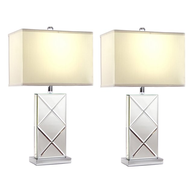 Rory Mirrored Table Lamp (Set of 2) - Walmart.com