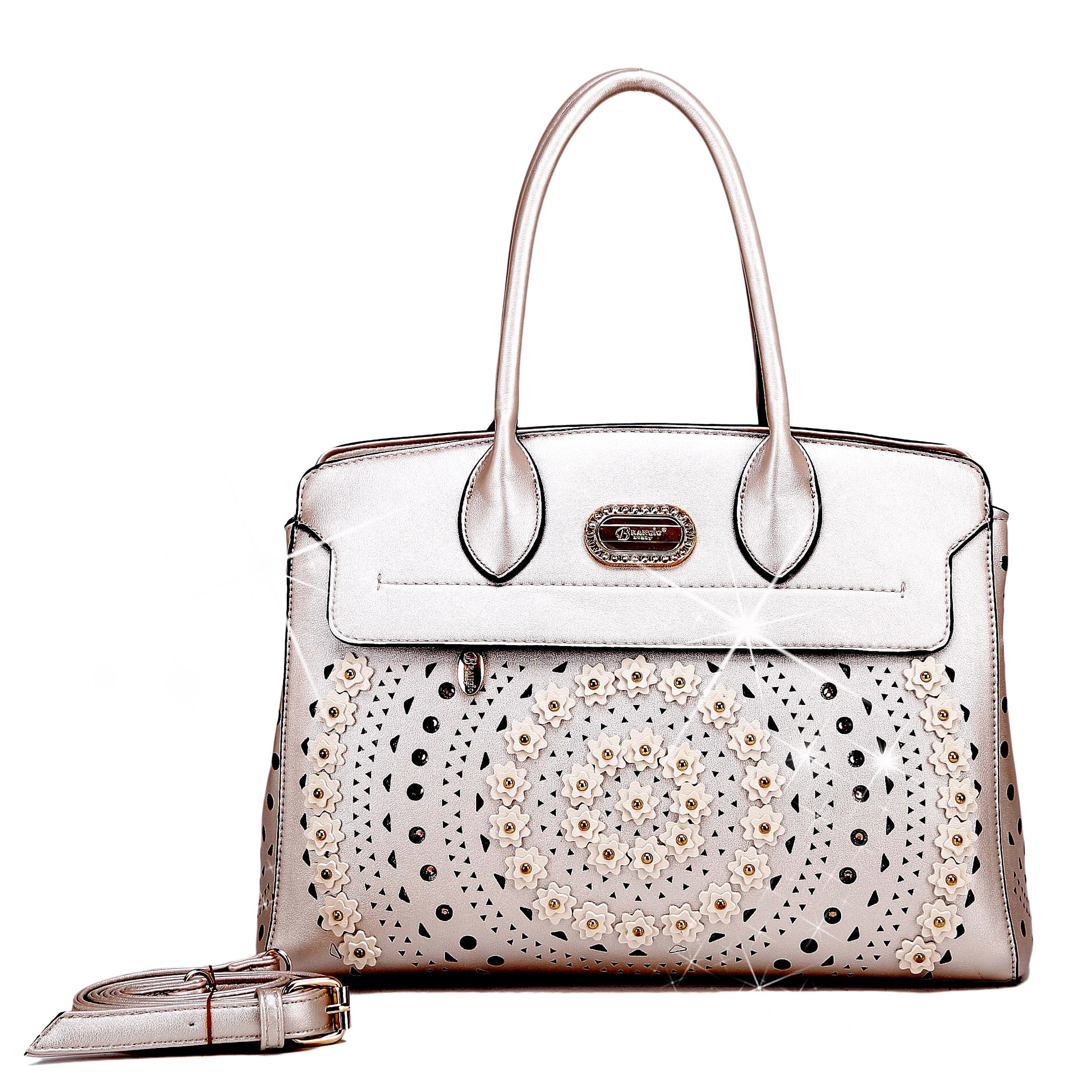 Rosè Celestial Star Vegan Leather Designer Handbag - Walmart.com