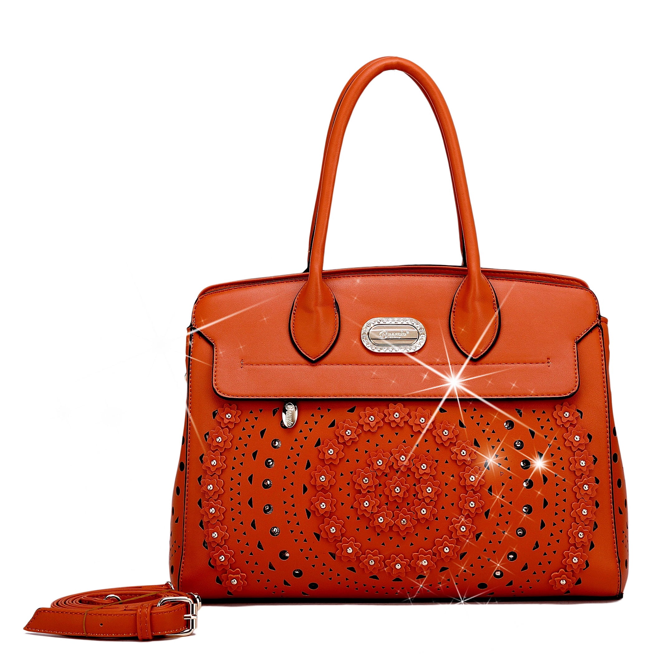 Rosè Celestial Star Vegan Leather Designer Handbag - Walmart.com