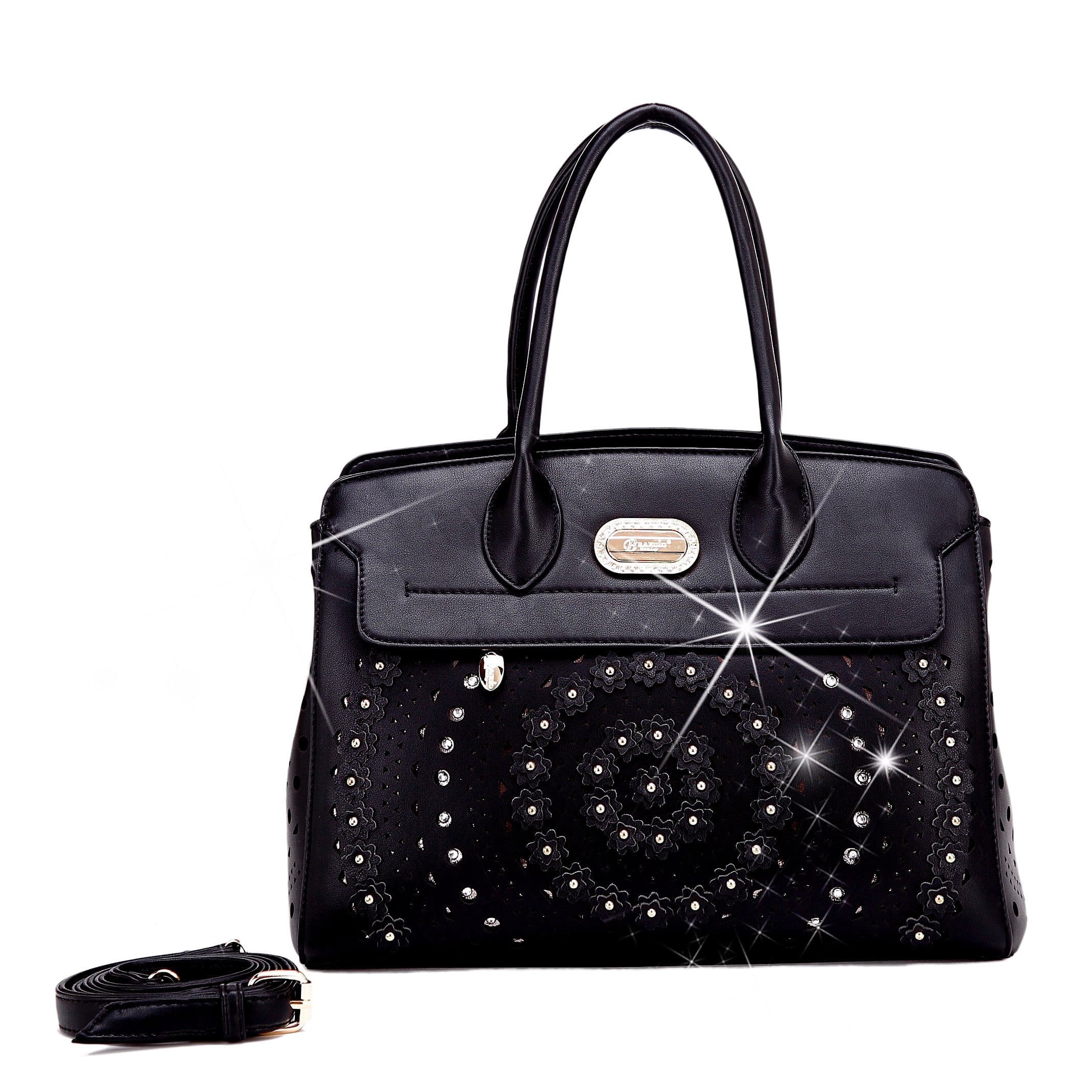 Rosè Celestial Star Vegan Leather Designer Handbag - Walmart.com