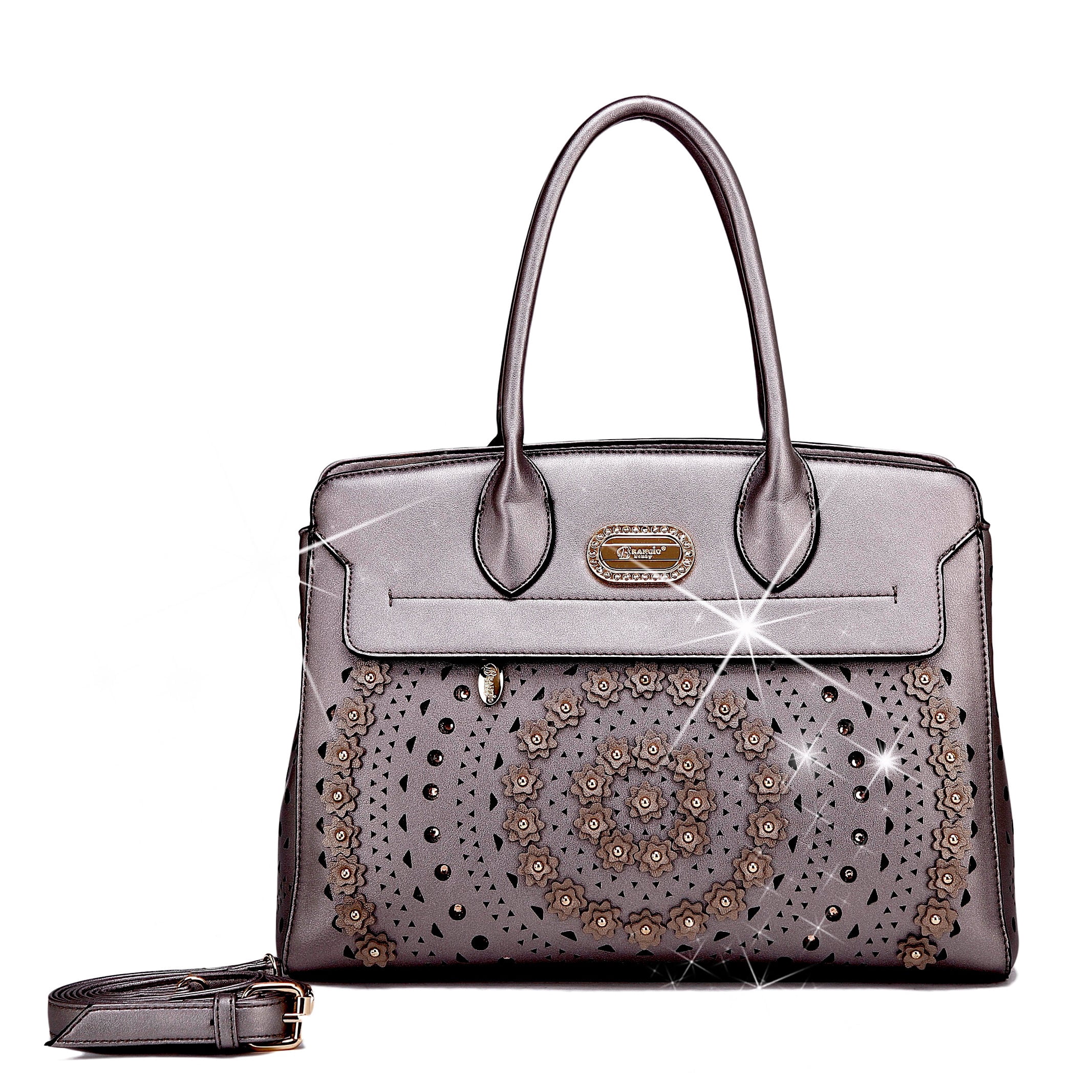 Rosè Celestial Star Vegan Leather Designer Handbag - Walmart.com
