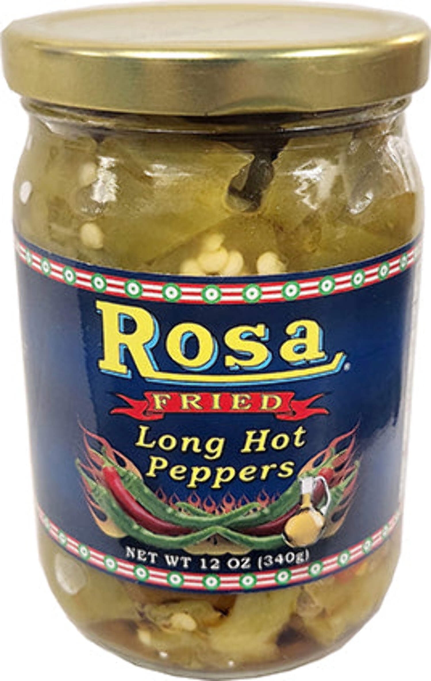 Rosa 12 oz. Fried Long Hot Peppers - Walmart.com
