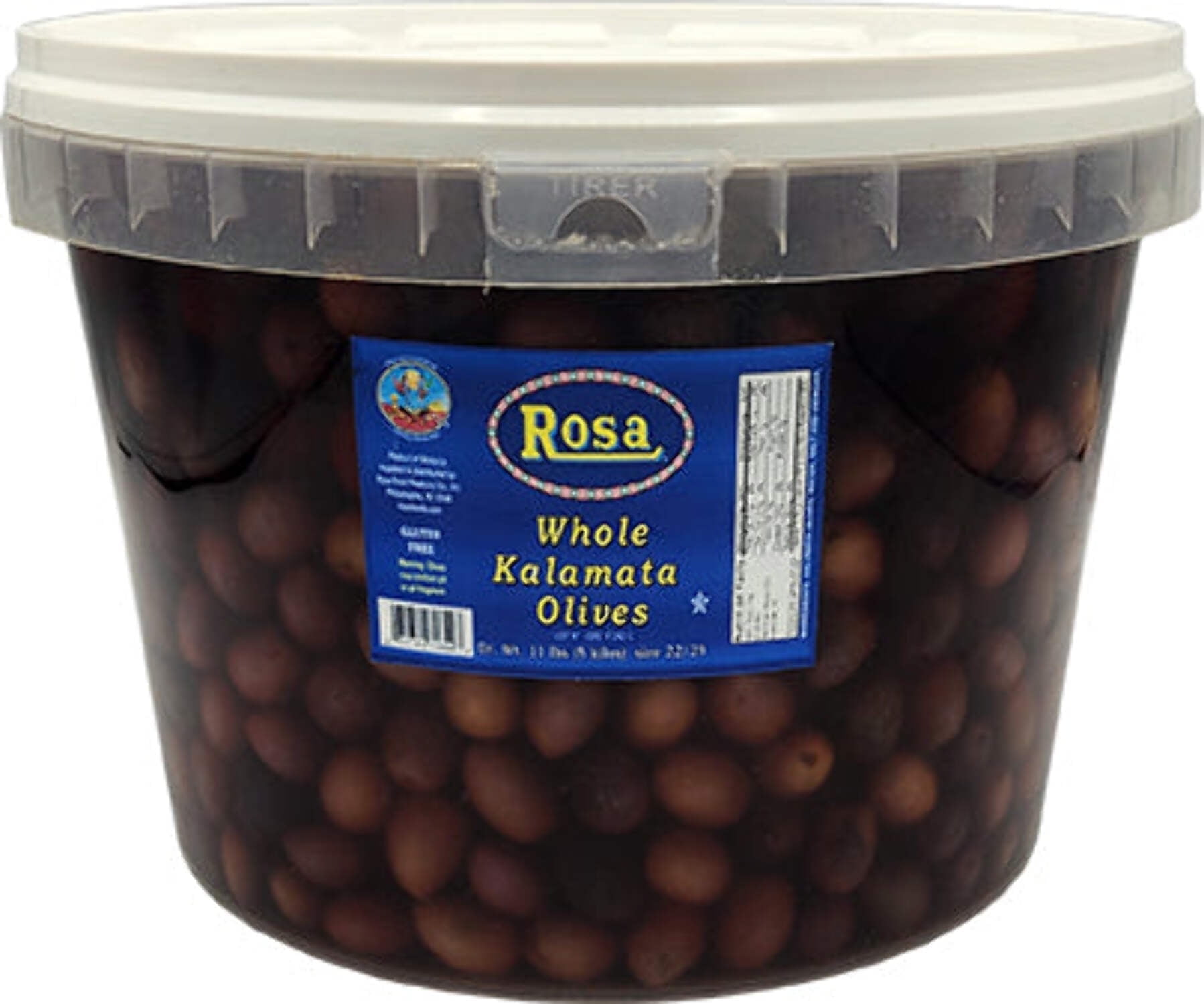 Rosa 5 kilo (11 lbs) Whole Kalamata Olives - Walmart.com
