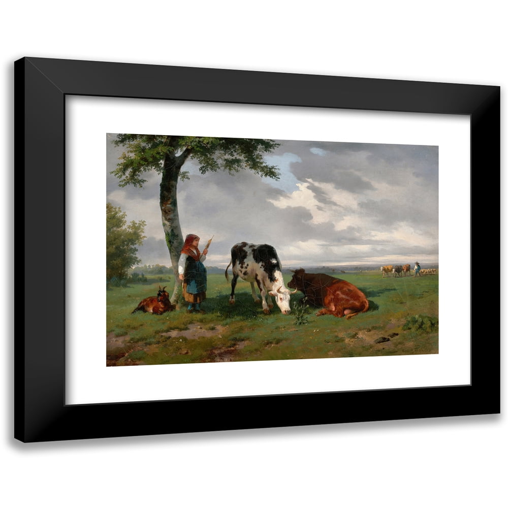 Rosa Bonheur 14x11 Black Modern Framed Museum Art Print Titled ...