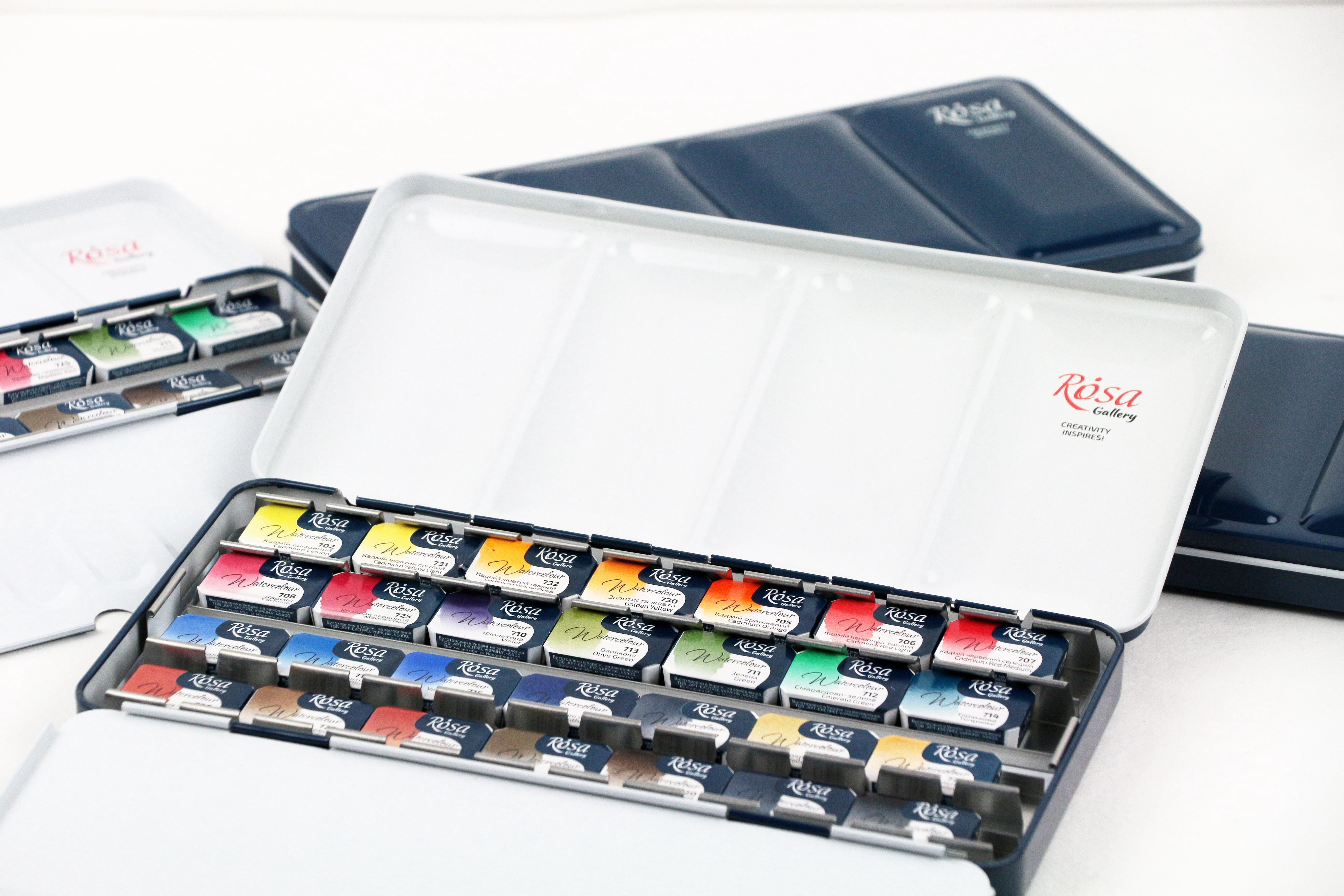 Rosa Gallery Watercolor Paint Set 'Classic'. 28 Colors. Full Pans ...