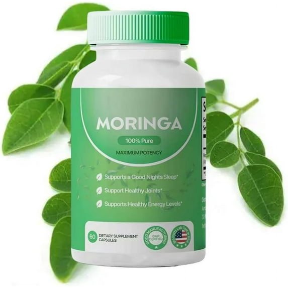 Rosabella Moringa Capsules - Pure Moringa Powder, Energy, Skin, Immune ...