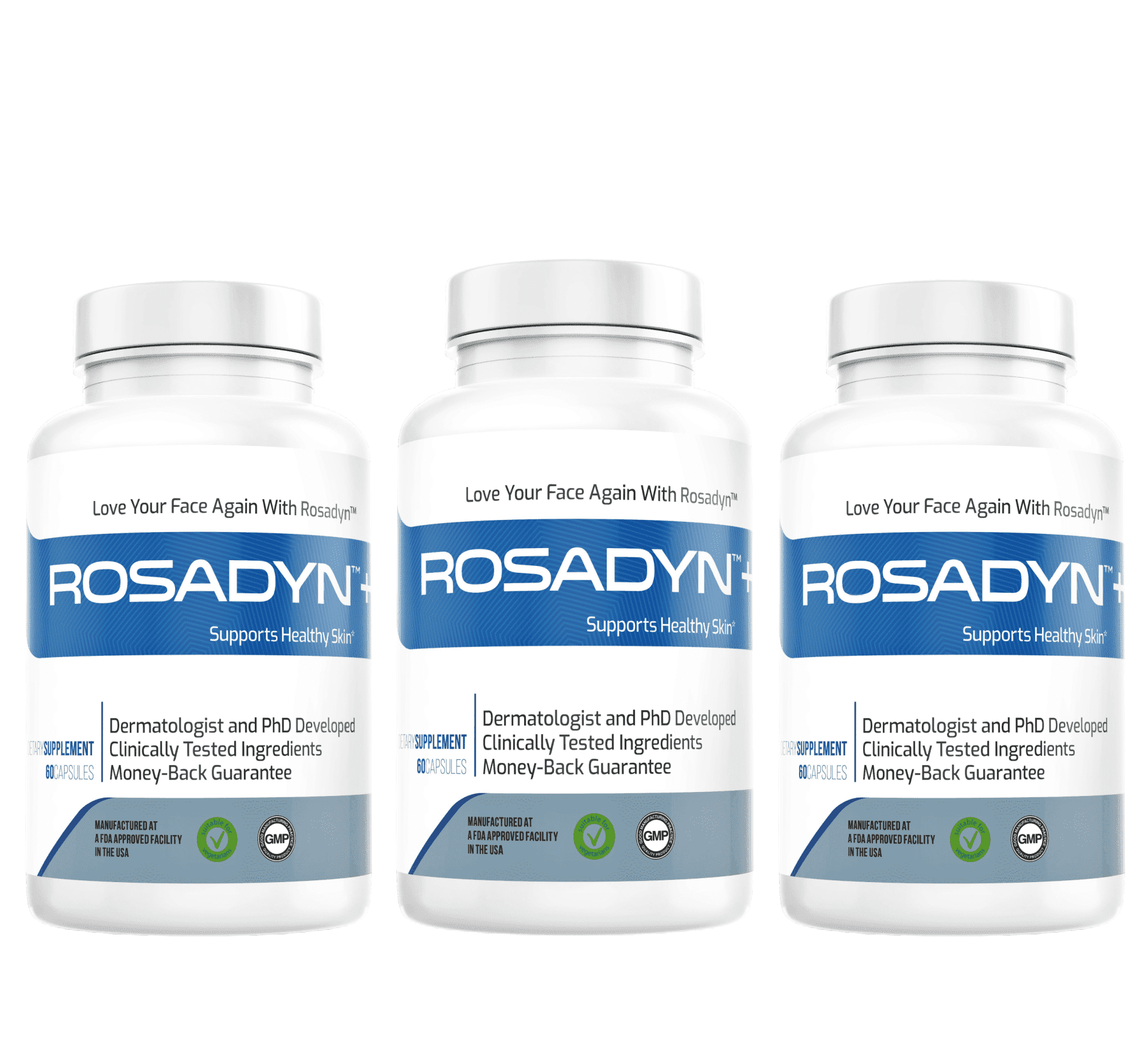 Rosacea Treatment Supplement by Rosadyn | Relief for Face & Nose ...