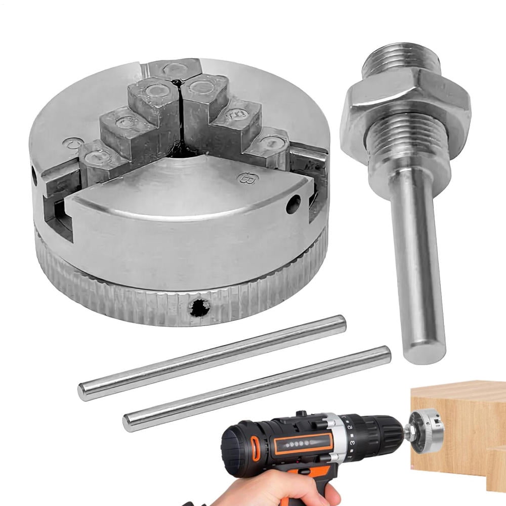 Rosafegon 3 Jaw Lathe Chuck 3 Jaw Lathe Chucks for Woodturning Self ...