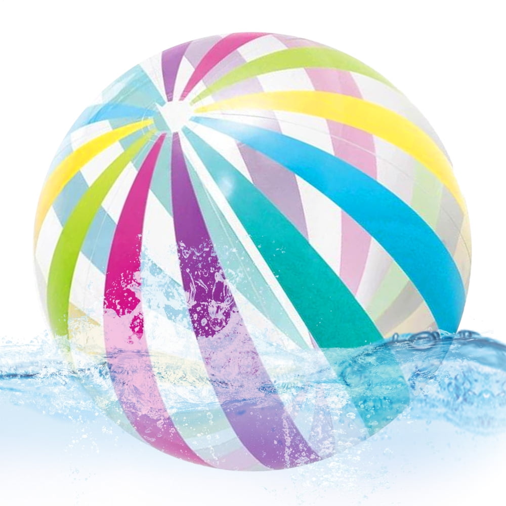 Rosafegon Blow Up Beach Ball Inflatable Toys Wear-Resistant Portable 16 ...