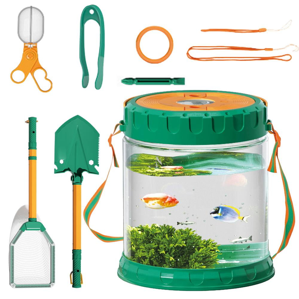 Rosafegon Butterfly Catching Kit Retractable Critter Catcher Kids ...