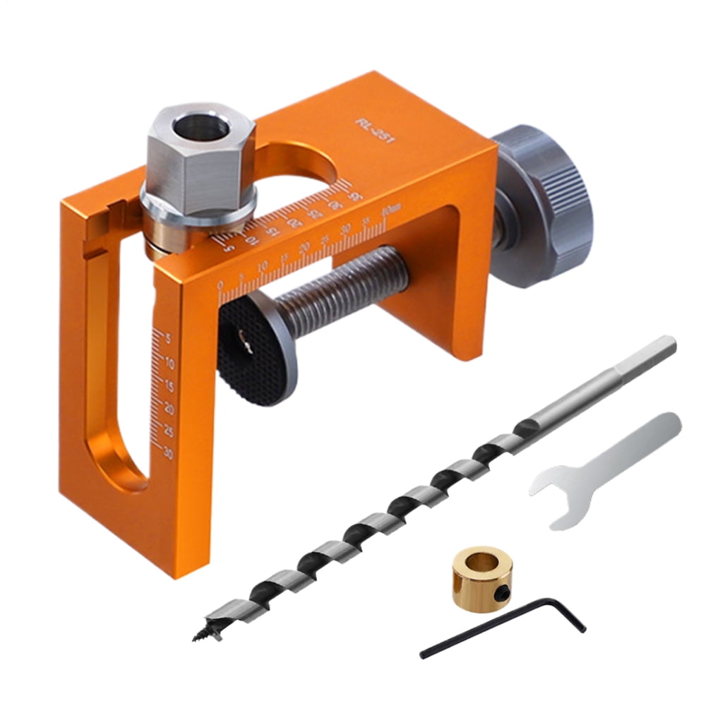 Rosafegon Cabinet Hardware Jig 10mm Mounting Hinge Guide Drilling Jig ...