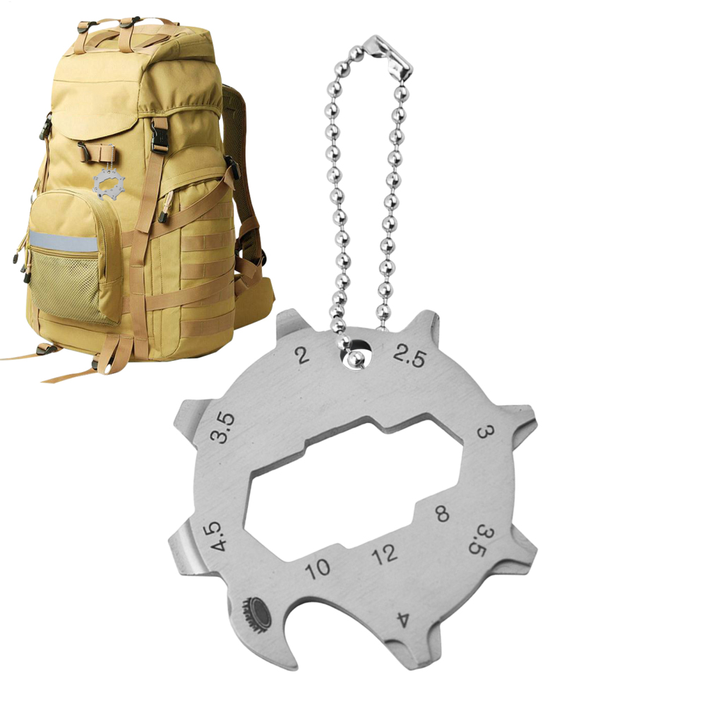 Rosafegon Camping Multi-Functional Tool Stainless Steel Multifunctional ...