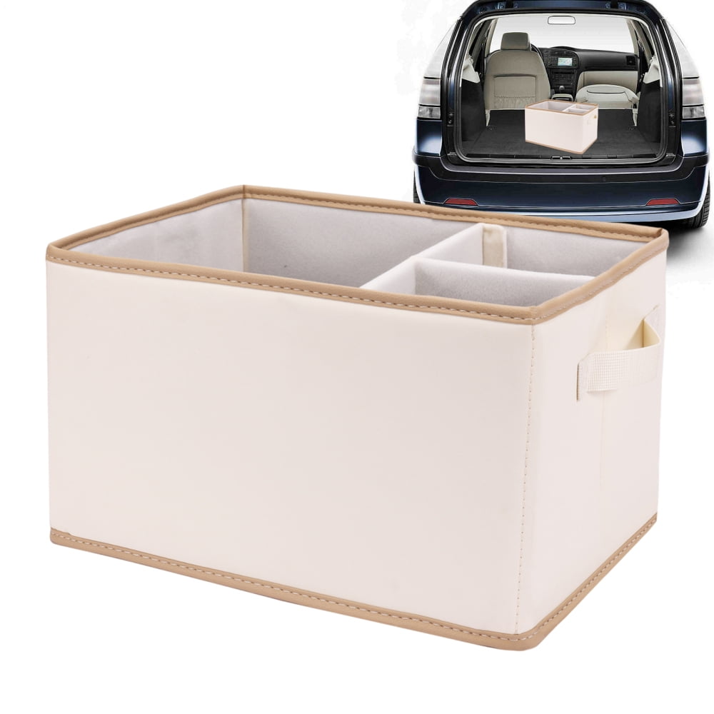 Rosafegon Car Storage Box Large Capacity Car Trunk Storage Space-Saving ...