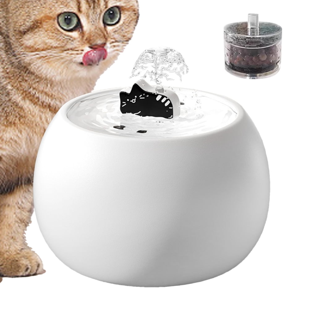 Rosafegon Cat Fountains Cat Drinking Fountain Electric Rechargeable ...